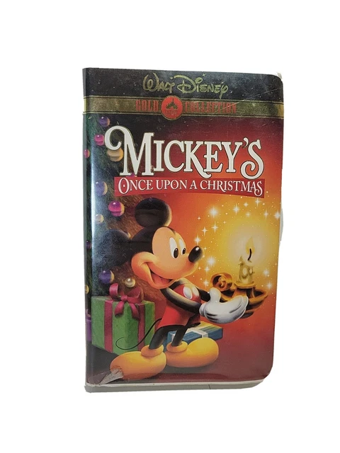 MICKEYS ONCE UPON a Christmas (VHS, 2000, Gold Collection Edition) Used ...