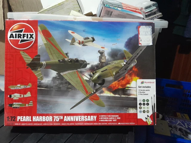 AIRFIX A50180 PEARL Harbour 75th Anniversary 1/72 Scale Plastic Model ...