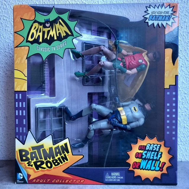 COFFRET BATMAN & ROBIN Classic 1966 TV Series Wall Climbing Box Set 6 ...