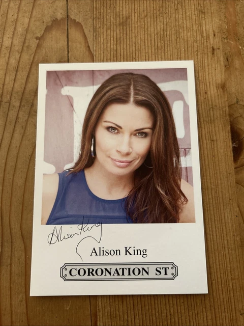 ALISON KING (CARLA Connor) Pre-Print Coronation Street Original Cast ...