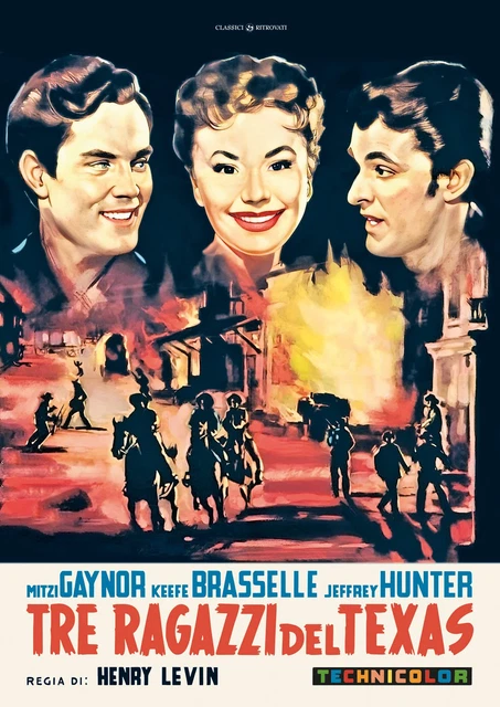 TRE RAGAZZI DEL Texas (DVD) Mitzi Gaynor Jeffrey Hunter Frank Wilcox ...