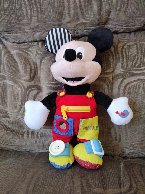 DISNEY BABY MICKEY Mouse Baby Sensory Interactive Learn Abilities Soft ...