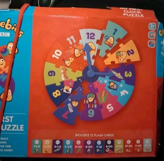 CBEEBIES MY FIRST Clock Puzzle Jigsaw £4.00 - PicClick UK