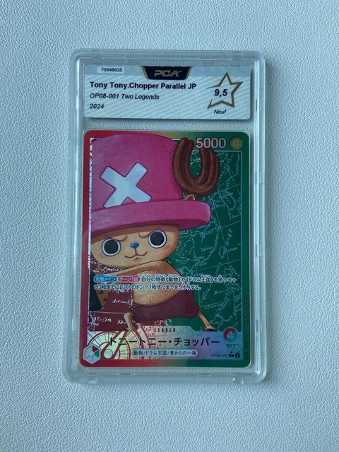 CARTE ONE PIECE PCA 9,5 Tony Tony Chopper Parallel Jap Leader Op08-001 Ultra... EUR 1,00 ...