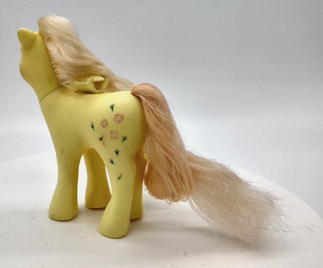 HASBRO MLP MY Little Pony G1 Vintage ROSE DUST flutter pony. 1986 NO ...