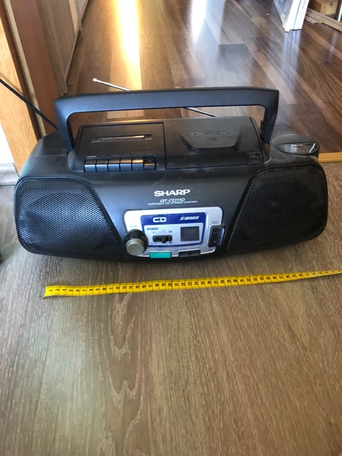 SHARP QT-CD 110 Sterio Radio CD Casette Ghettoblaster Boombox EUR 30,00 ...
