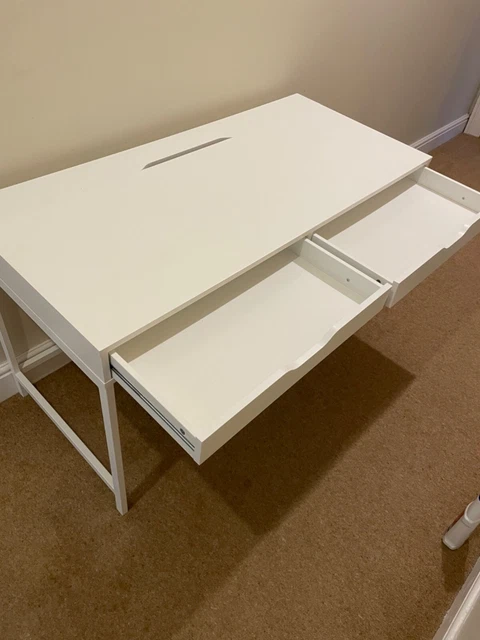IKEA ALEX DESK With Drawers (Collection Only) £45.00 - PicClick UK