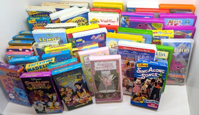 CARTOON VHS TAPES Retro Kids, Barney, Wiggles (Pick & Choose, Buy More ...