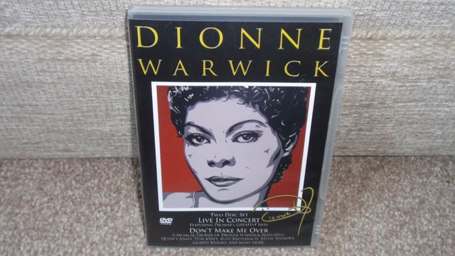DIONNE WARWICK DVD 2005 Live In Concert Don't Make Me Over Great Music ...