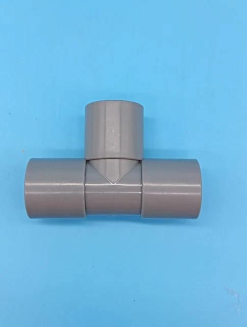 28MM PUSH FIT T Waste Pipe Connector Caravan Motorhome Camper Boat ...
