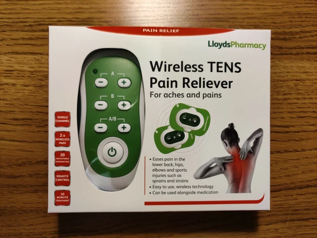 LLOYDSPHARMACY WIRELESS TENS Single Channel Digital Pain Reliever New ...