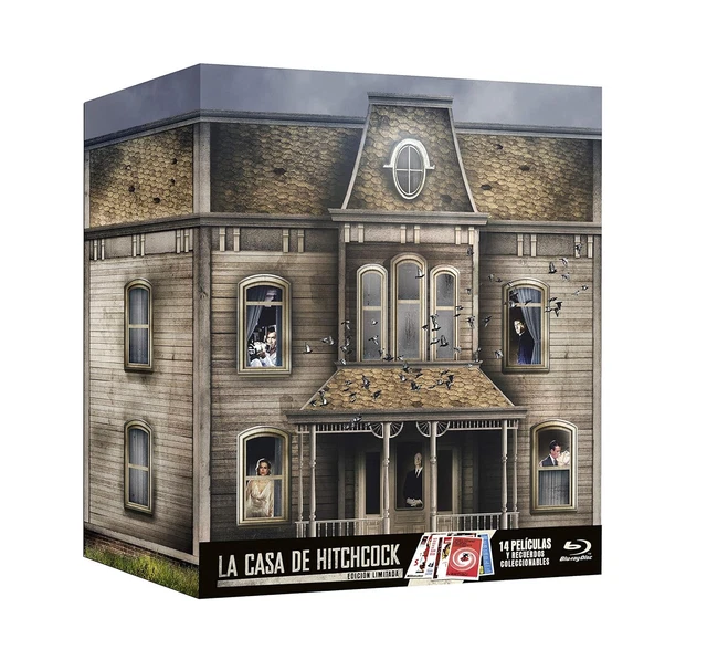 ALFRED HITCHCOCK'S HOUSE Limited Lenticular Blu-ray 14 Movies New A-B-C ...