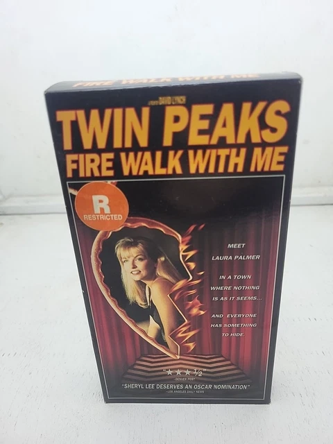 TWIN PEAKS FIRE Walk With Me VHS 1992 New Line David Lynch Vintage ...
