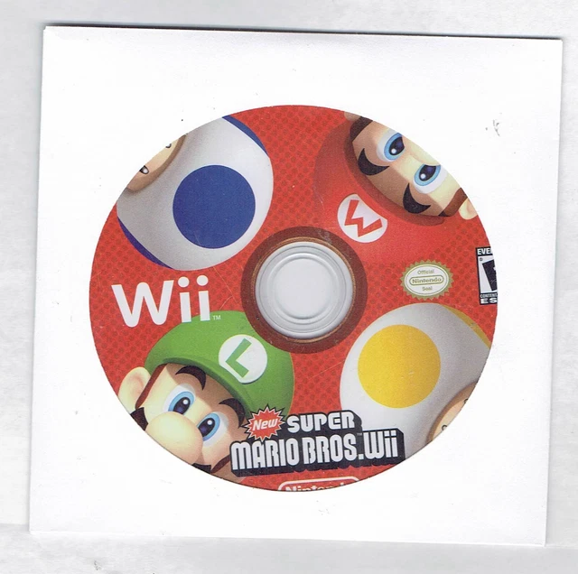 NINTENDO WII NEW Super Mario Bros video Game Disc only £27.17 - PicClick UK