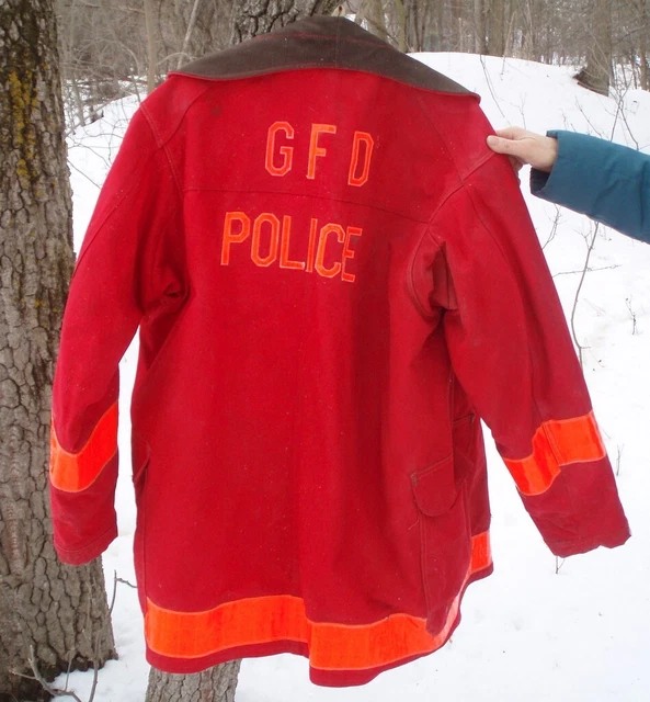 VERY RARE VINTAGE 1970'S Fire Department Fire Police Jacket Firemen ...