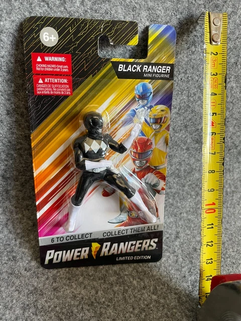 POWER RANGERS EDITION Limitée 5,5 CM MINI action figure hasbro Black ...