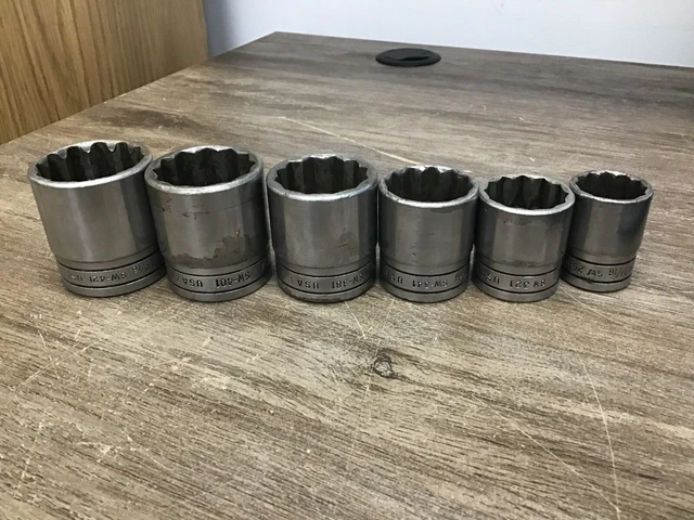 SNAP ON SOCKET Set 6 Piece (SW421, SW401, SW381, SW341, SW321, & SW261 ...