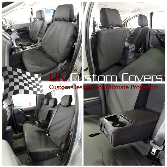 FORD RANGER WILDTRAK Raptor Double Cab (2016) Front & Rear Seat Covers ...