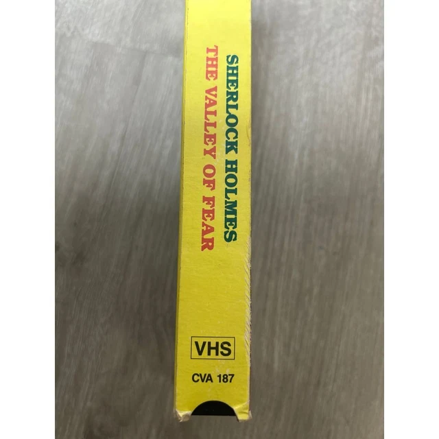 SHERLOCK HOLMES AND The Valley Of Fear VHS Tape Movie 1984 £11.72 ...
