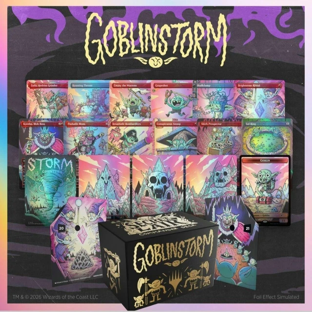 SECRET LAIR COMMANDER Deck Goblin Storm £491.26 - PicClick UK