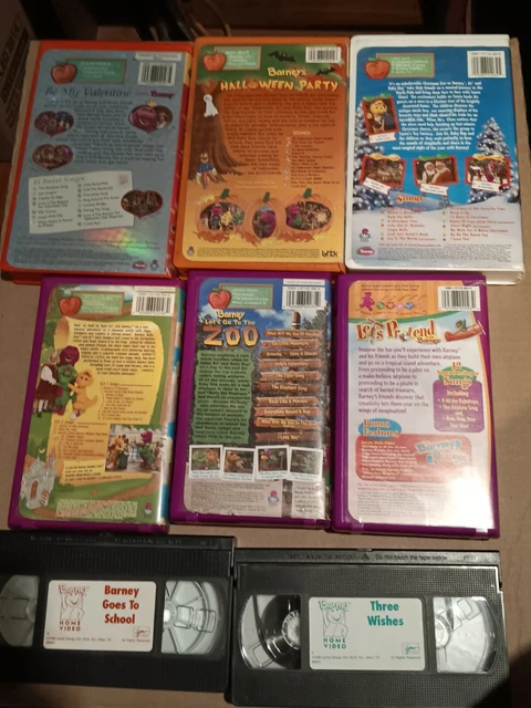 LOT OF 8 Barney VHS 6 Clamshells And 2 No Case $20.93 - PicClick CA