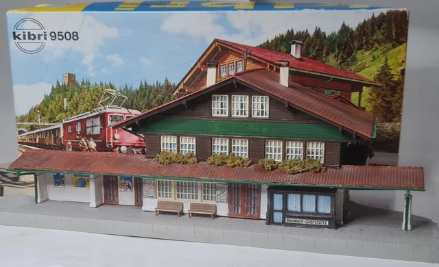 KIBRI B-9508 BAHNHOF "Blausee-Mitholz" (Spur H0) - Fertigmodell m. OVP ...