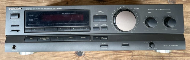 TECHNICS SA-GX130D STEREO Synthesizer Receiver Verstärker Amplifer AM ...