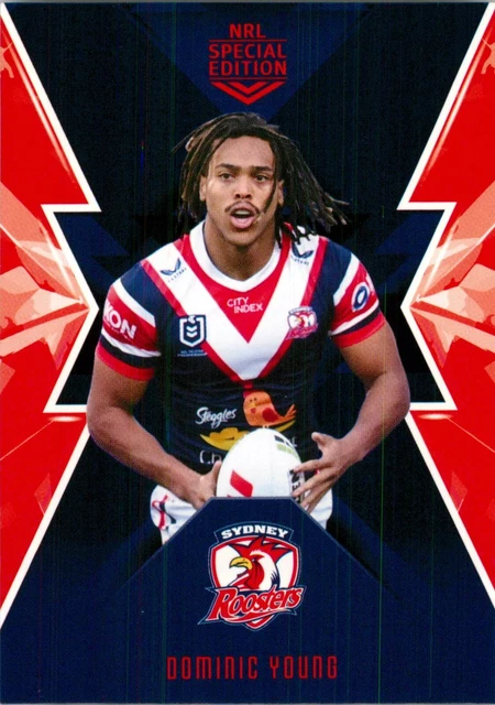 2025 SYDNEY ROOSTERS NRL TLA Special Edition Card - Dominic Young $4.49 ...