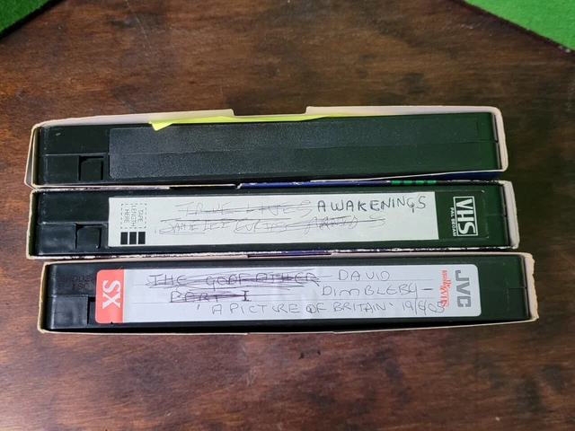 3 X RARE Home Recordings VHS Video Tapes films/adverts taped/recorded £ ...