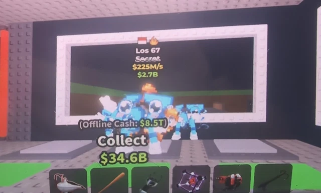 LOS 67 SIX Seven " Roblox Brainrot" 225 m/s EUR 14,00 - PicClick DE