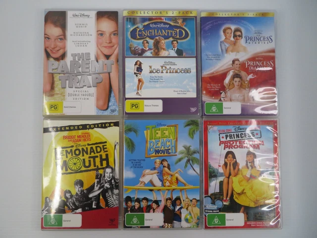 6 X DISNEY Movie Bundle Assorted Titles - DVD - Region 4 - Fast Postage ...
