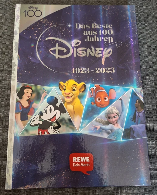 REWE DISNEY-DAS BESTE aus 100 Jahre-Sticker Sammel Album Buch NEU und ...