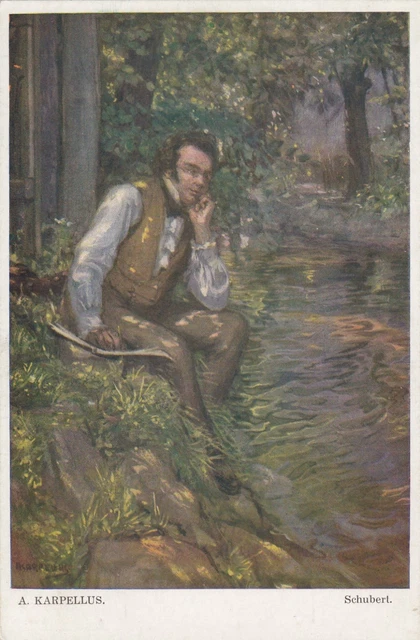 FRANZ SCHUBERT KÜNSTLER-AK Karpellus Wiener Kunst 1809050 EUR 2,99 - PicClick DE
