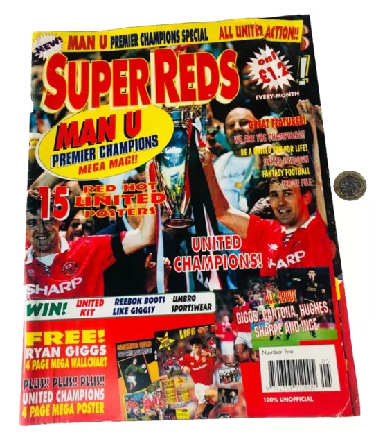MAGAZINE SUPER REDS Manchester United Football Vintage No.2 ra £7.18 ...