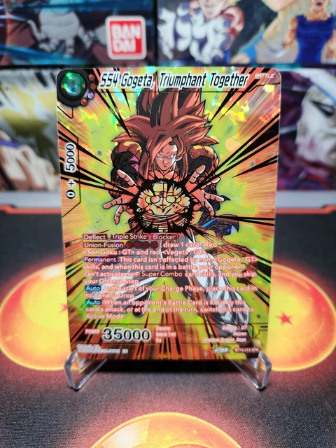 DRAGON BALL SUPER Zenkai SS4 Gogeta Triumphant Together BT18-019 SPR £15.84 - PicClick UK