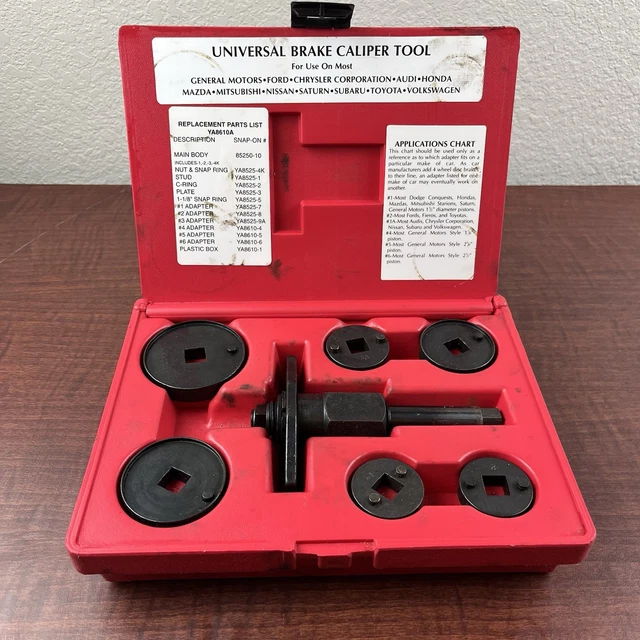 BLUE-POINT UNIVERSAL BRAKE CALIPER TOOL Complete Set PART #YA8610 ...