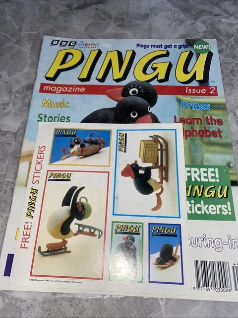 PINGU MAGAZINE ISSUE 2 BBC Children's Magazines - Vintage 90's £21.51 ...