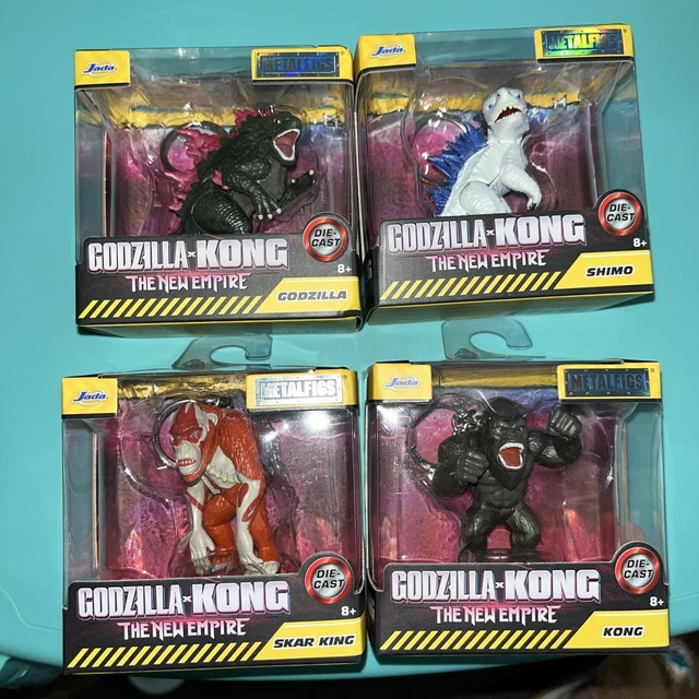 LOT COMPLET DE 4 Figurines En Métal Godzilla X Kong Le Nouvel Empire ...