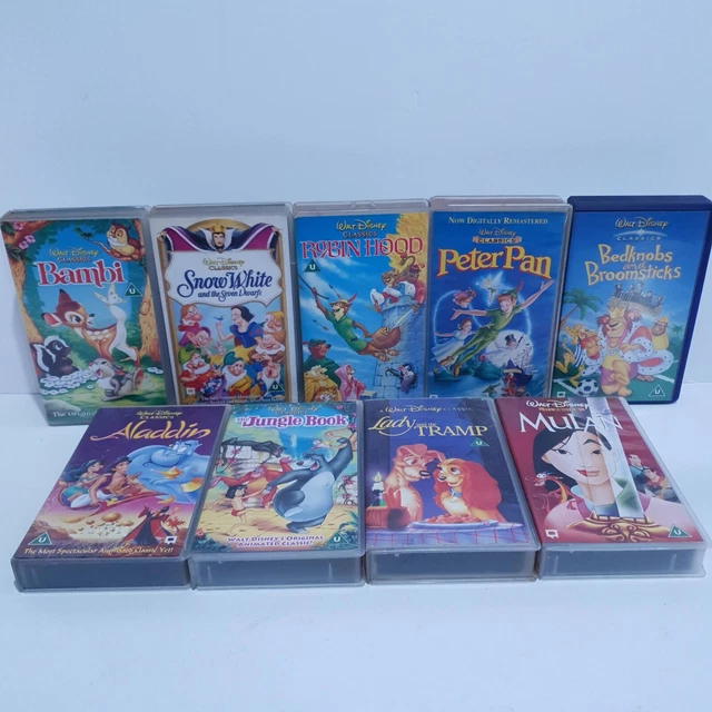 DISNEY VHS CLASSICS Bundle X9 See Description and Photos For Titles ...