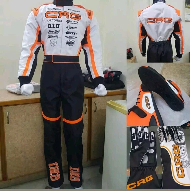CRG GO KART Race Suit Cik/Fia Level 2 Approved With Shoes & Gloves EUR ...