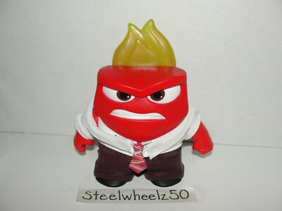 DISNEY PIXAR INSIDE Out Talking Anger Figure Tomy 6.5" Pop Up Flames ...