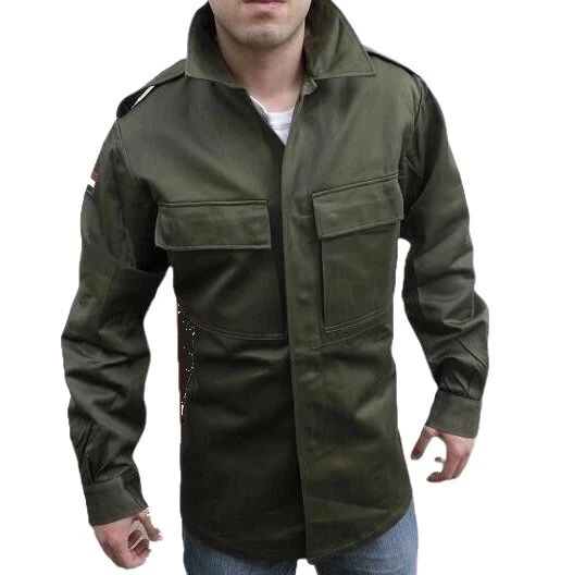 NEW MENS MILITARY Field Army Combat Jacket Shirt BDU Coat Vintage ...