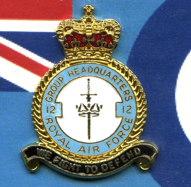 RAF NO.12 GROUP HEADQUARTERS LAPEL BADGE £8.52 - PicClick UK