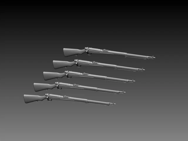 1/35 LESINN BAUSATZ unbemalt WWII Japanese Army Type 99 Gewehr ...