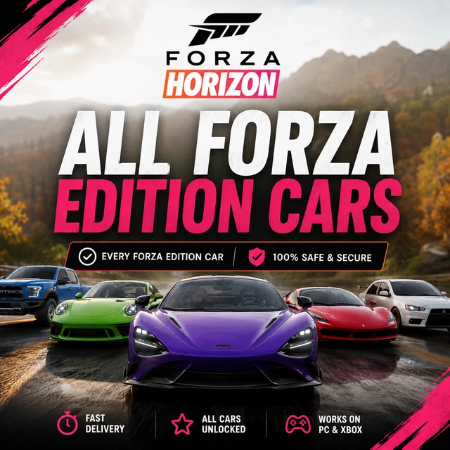 FORZA HORIZON 6 all FORZA EDITION cars unlocked! £9.00 - PicClick UK
