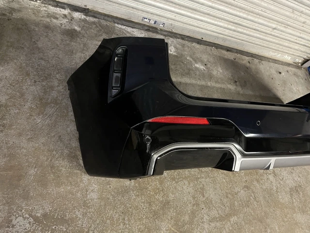 GENUINE BMW IX3 G08 MSPORT COMPLETE REAR BUMPER CARBON BLACK METALLIC ...