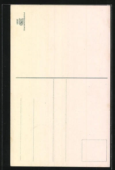 CARTOLINA D'ARTISTA FOTOCROMIA n. 1620: case sulle rive di un lago ...