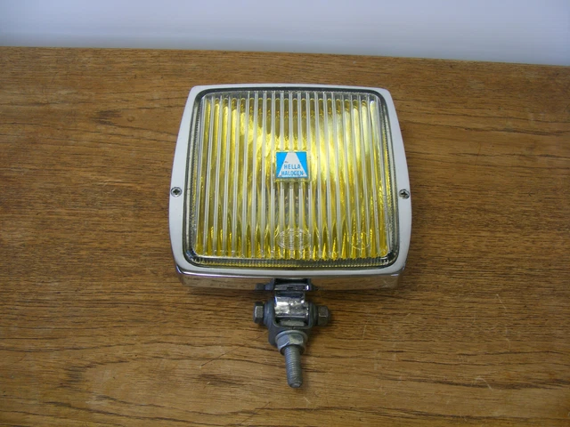 HELLA HALOGEN 149 Additional Headlights Yellow Fog Spot Light Square ...