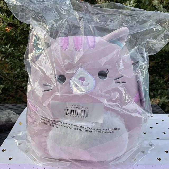 NWT SQUISHMALLOWS 11” Filippa the Pink Cat Kellytoy Plush Target ...