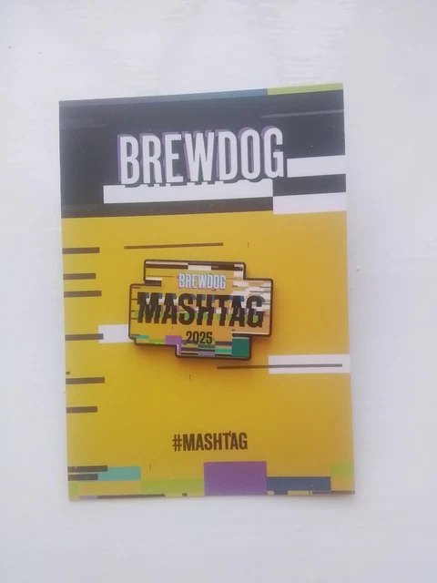 BREWDOG MASHTAG 25 pin badge £19.99 - PicClick UK